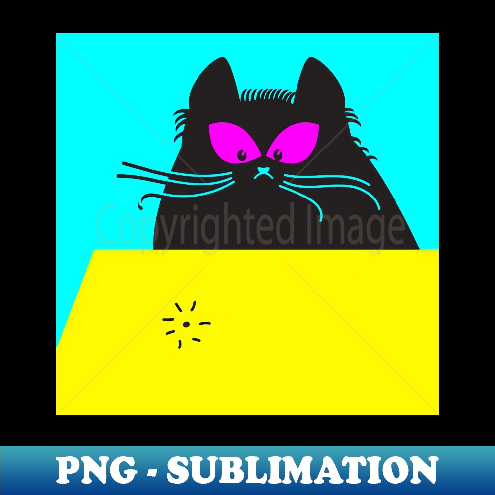 Cool Cat sitting at the Table - Exclusive Sublimation Digita | Inspire ...