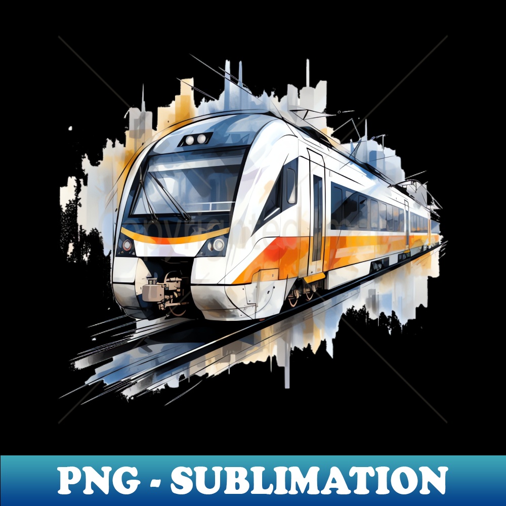 A modern locomotive train drawing for train enthousiasts - T | Inspire ...