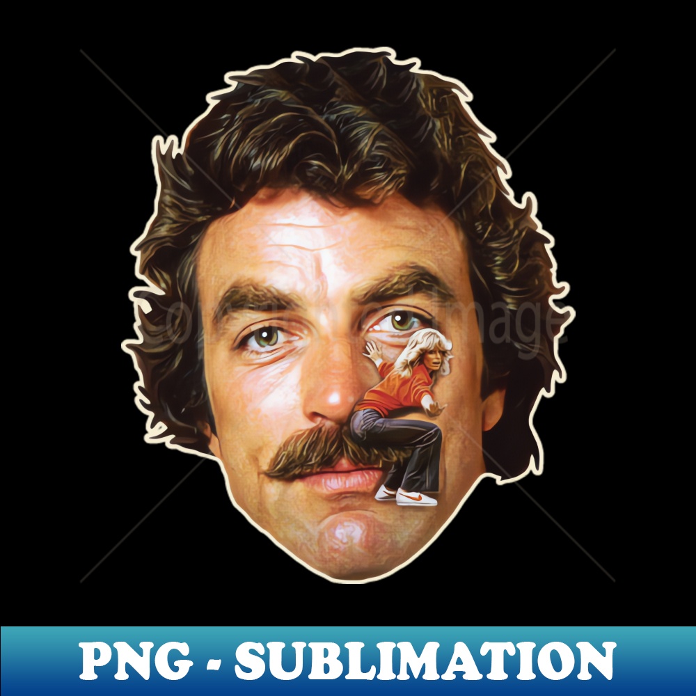 Tom Selleck Mustache Ride - Digital Sublimation Download Fil | Inspire ...