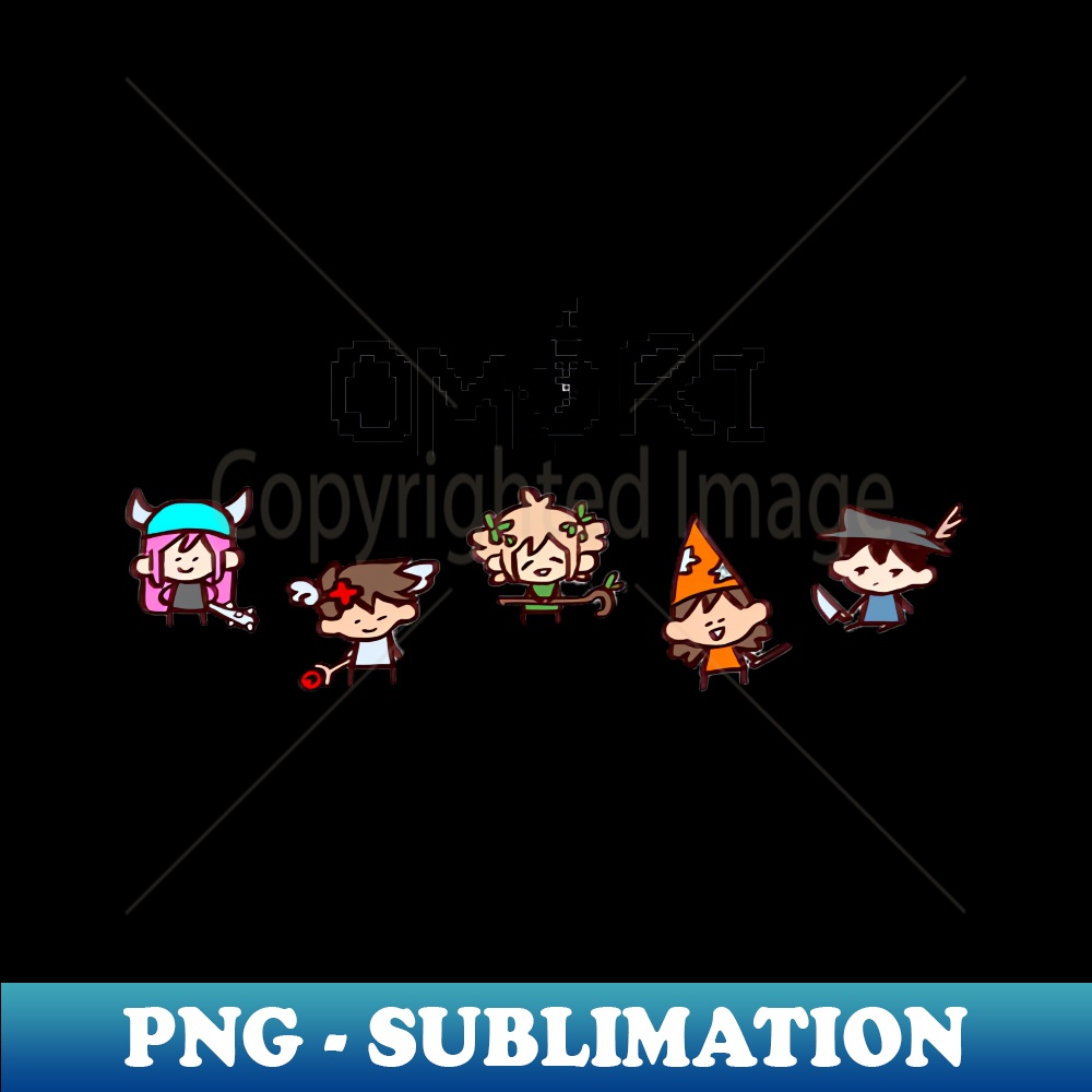 Chibi Sprites Omori - Artistic Sublimation Digital File - En | Inspire ...
