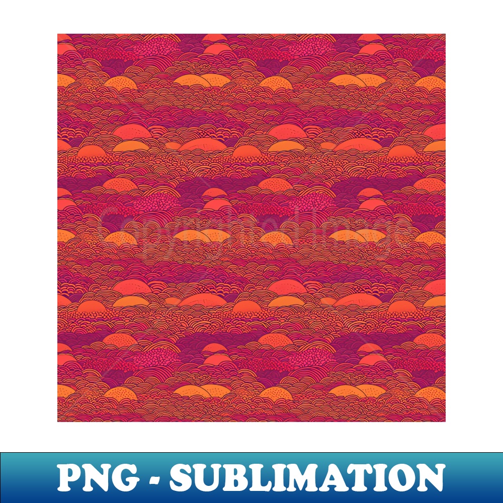 Sunset Seamless Pattern Sun Sky Light Sunlight Sunrise Dawn | Inspire ...