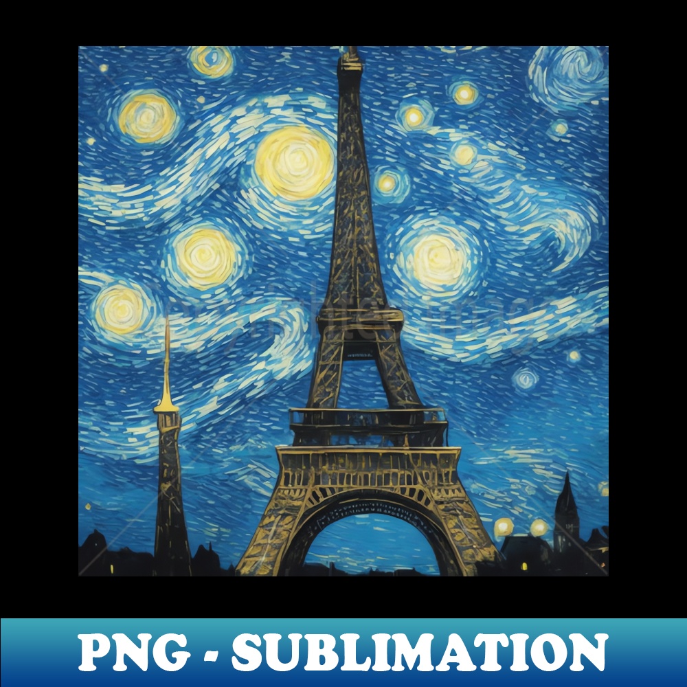 Starry Night in Paris Post Impressionism Van gogh Inspired A | Inspire ...