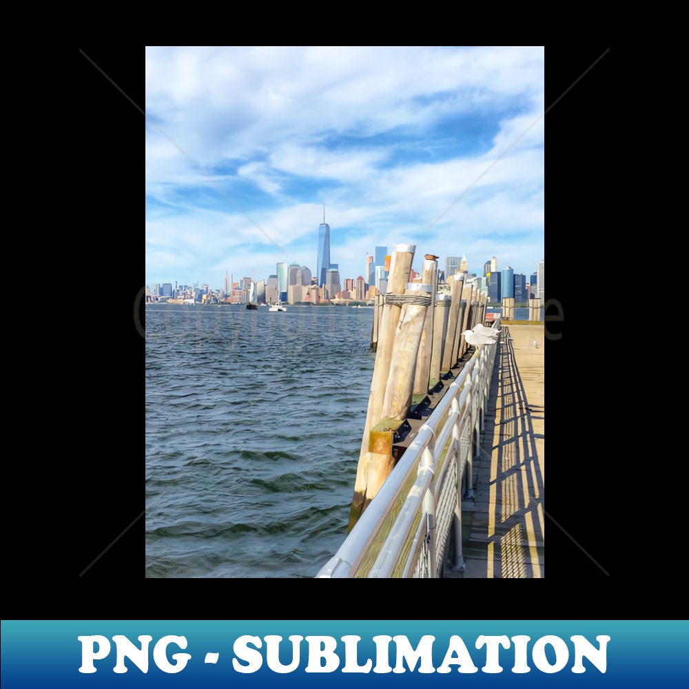 Manhattan Skyline New York City - High-Resolution PNG Sublim | Inspire ...