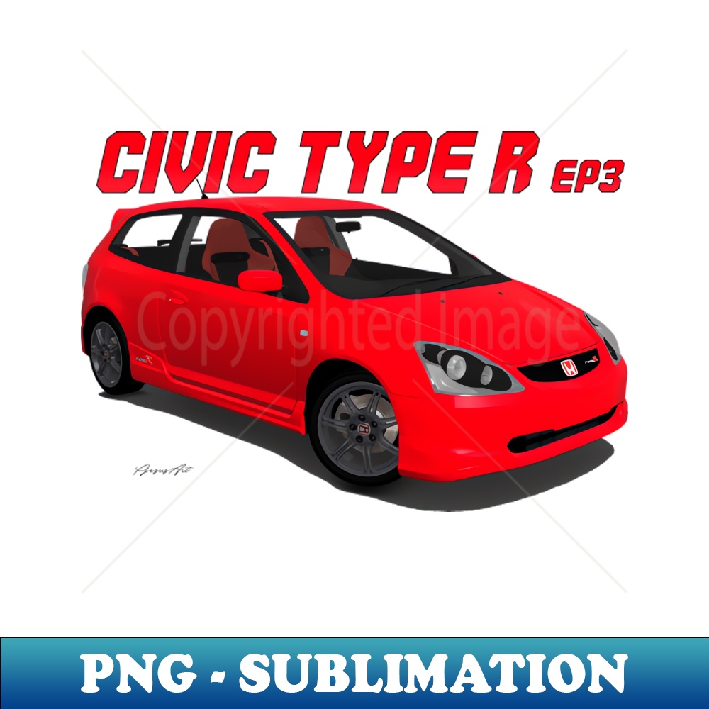 Civic Type R - PNG Sublimation Digital Download - Defying th | Inspire ...