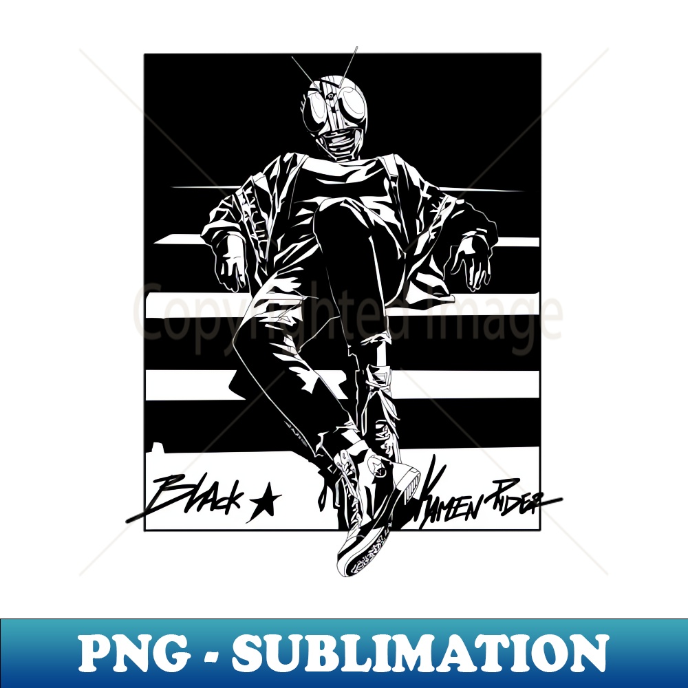 Black Kamen Rider - Special Edition Sublimation PNG File - P | Inspire ...