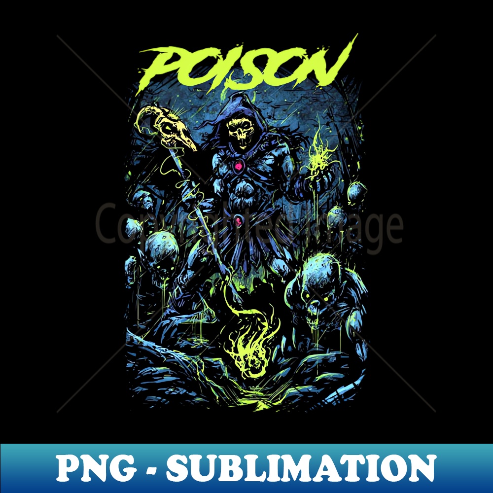 POISON BAND MERCHANDISE - PNG Transparent Sublimation File - | Inspire ...