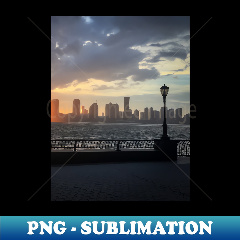 Sunset Battery Park Manhattan NYC - Decorative Sublimation P | Inspire ...