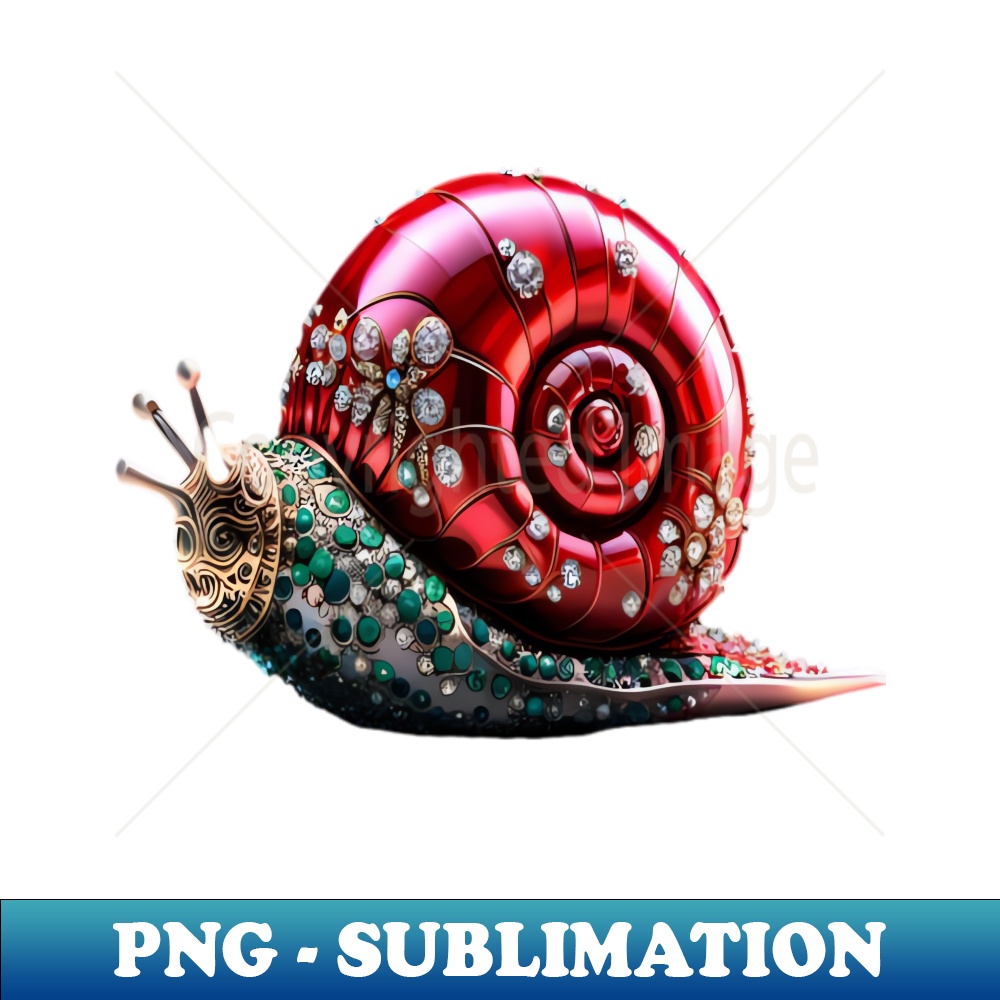 Snail-Concept Art made of jewellery - PNG Transparent Subli | Inspire ...