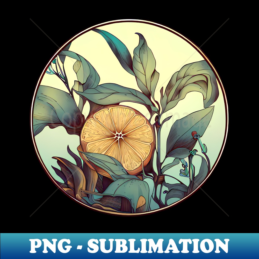 Lemon Sprig - Aesthetic Sublimation Digital File - Unlock Vi - Inspire ...