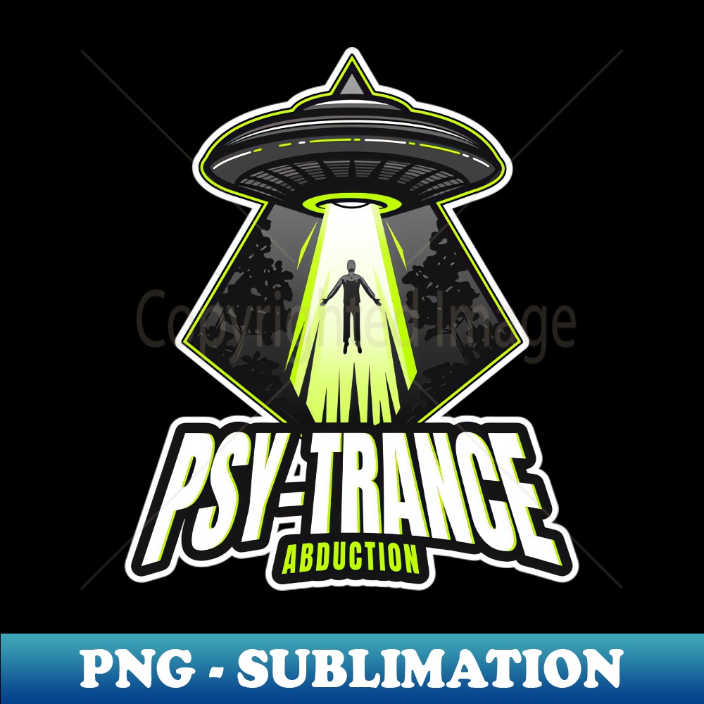 PSY - TRANCE Abduction - PNG Transparent Sublimation File - Inspire Uplift