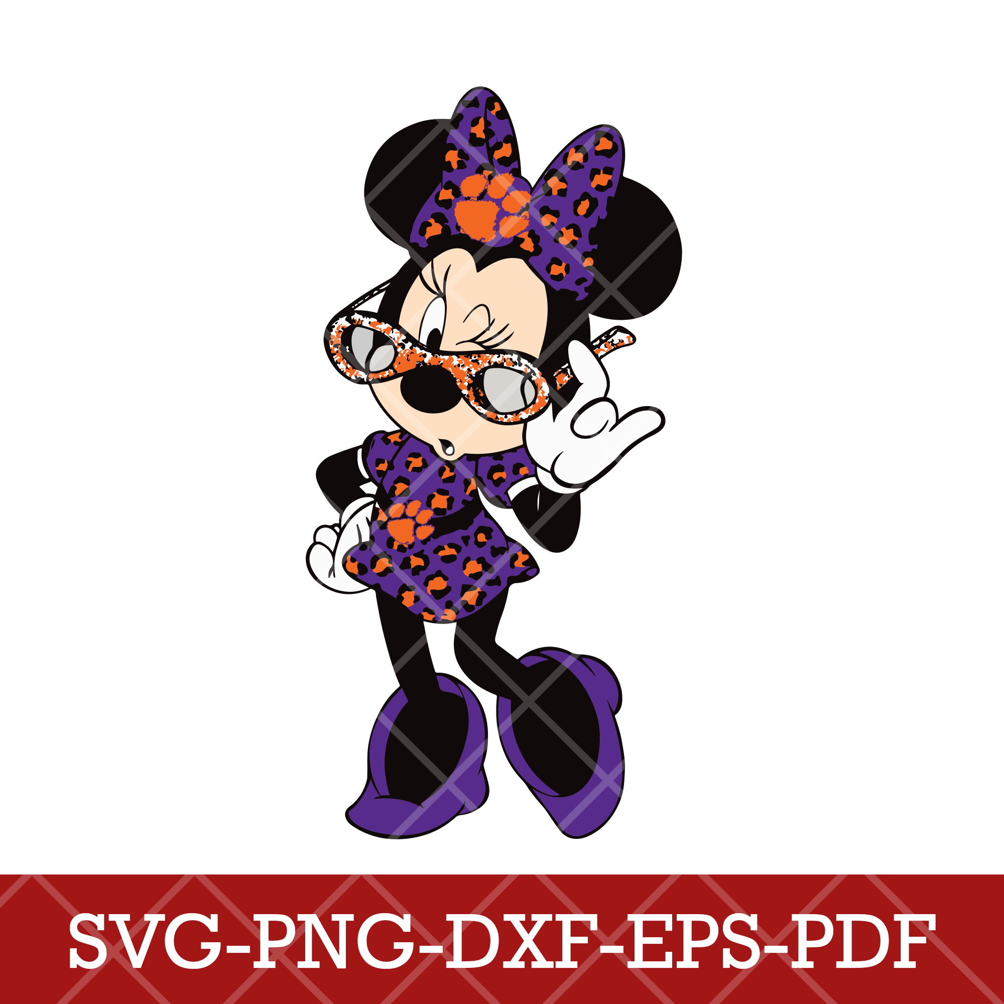 Clemson Tigers_mickey NCAA 3,SVG,DXF,EPS,PNG,digital downloa | Inspire ...