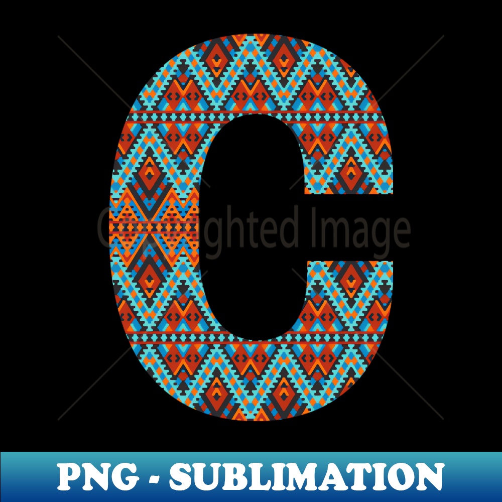 Letter C- boho design - Professional Sublimation Digital Dow | Inspire ...