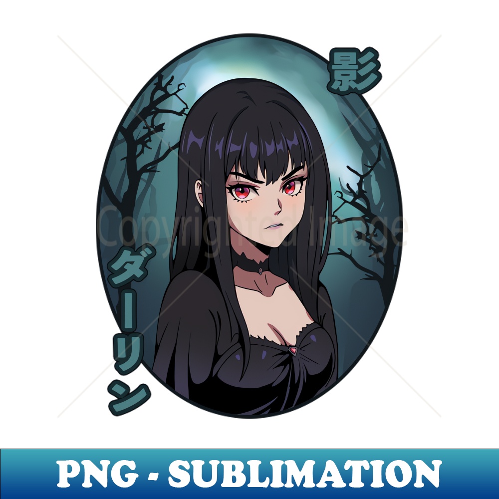 Anime and manga girl Goth Style e-girl - Creative Sublimatio | Inspire ...