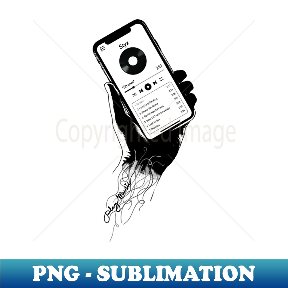Styx - Play Music - PNG Transparent Sublimation Design - Per | Inspire ...