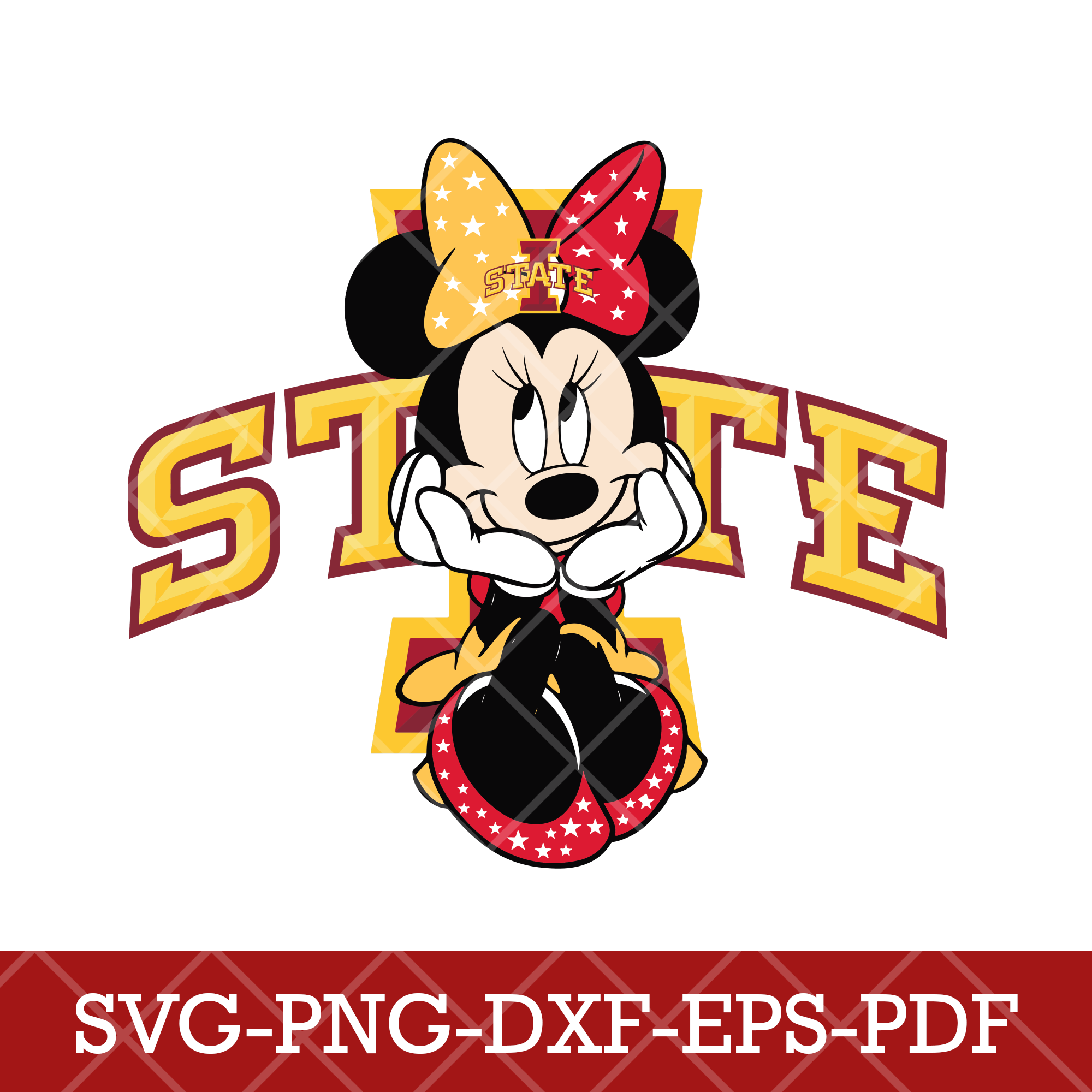 Iowa State Cyclones_mickey NCAA 6,SVG,DXF,EPS,PNG,digital do | Inspire ...