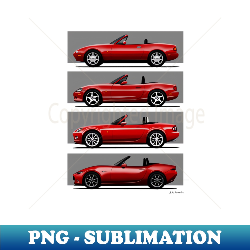 The four generations of the classic roadster convertible spo - Inspire ...