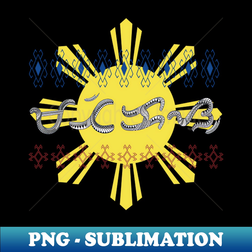 Philippine Sun Baybayin word Matikas ElegantGraceful - Tren - Inspire ...