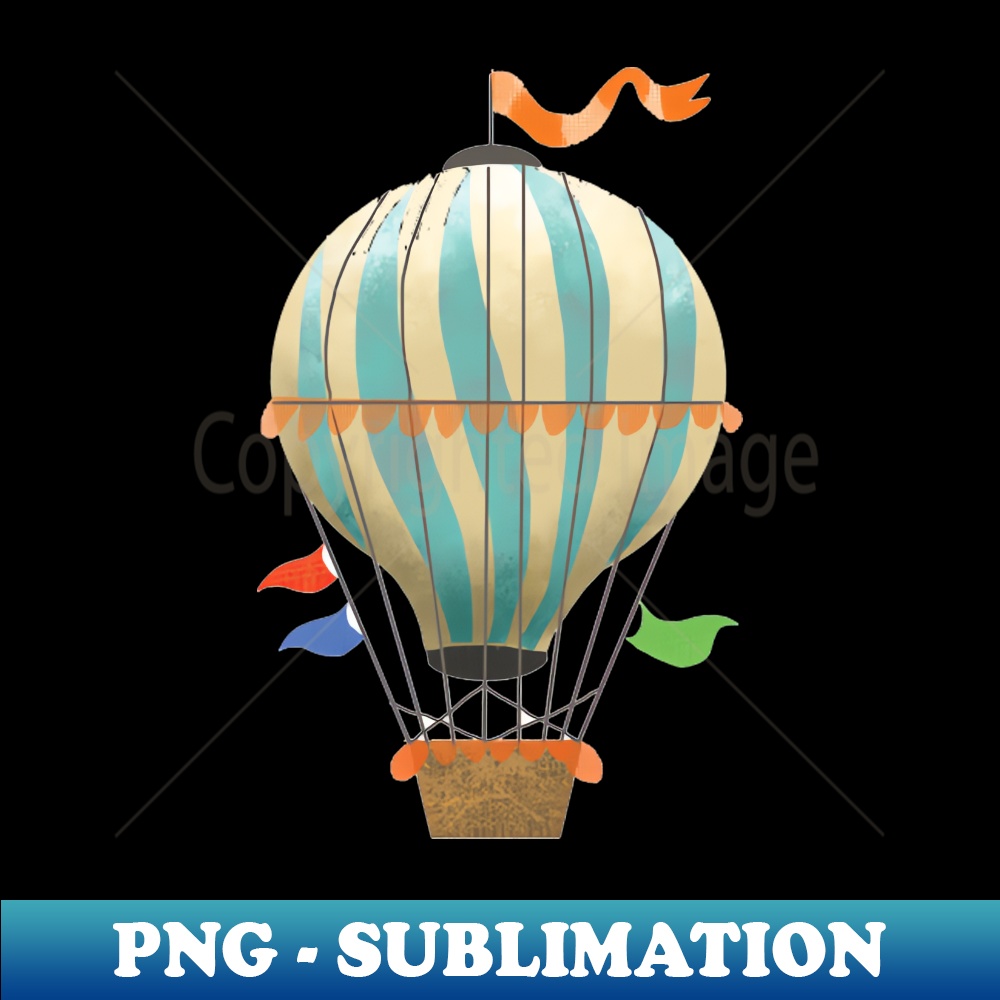 Hot air balloon - Elegant Sublimation PNG Download - Defying | Inspire ...