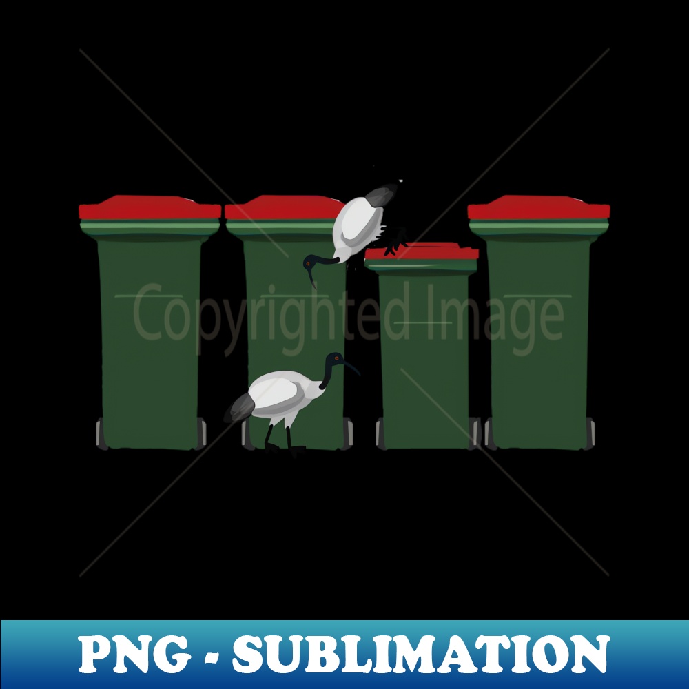 Bin Chicken Ibis Wheelie Bins - Premium Sublimation Digital | Inspire ...