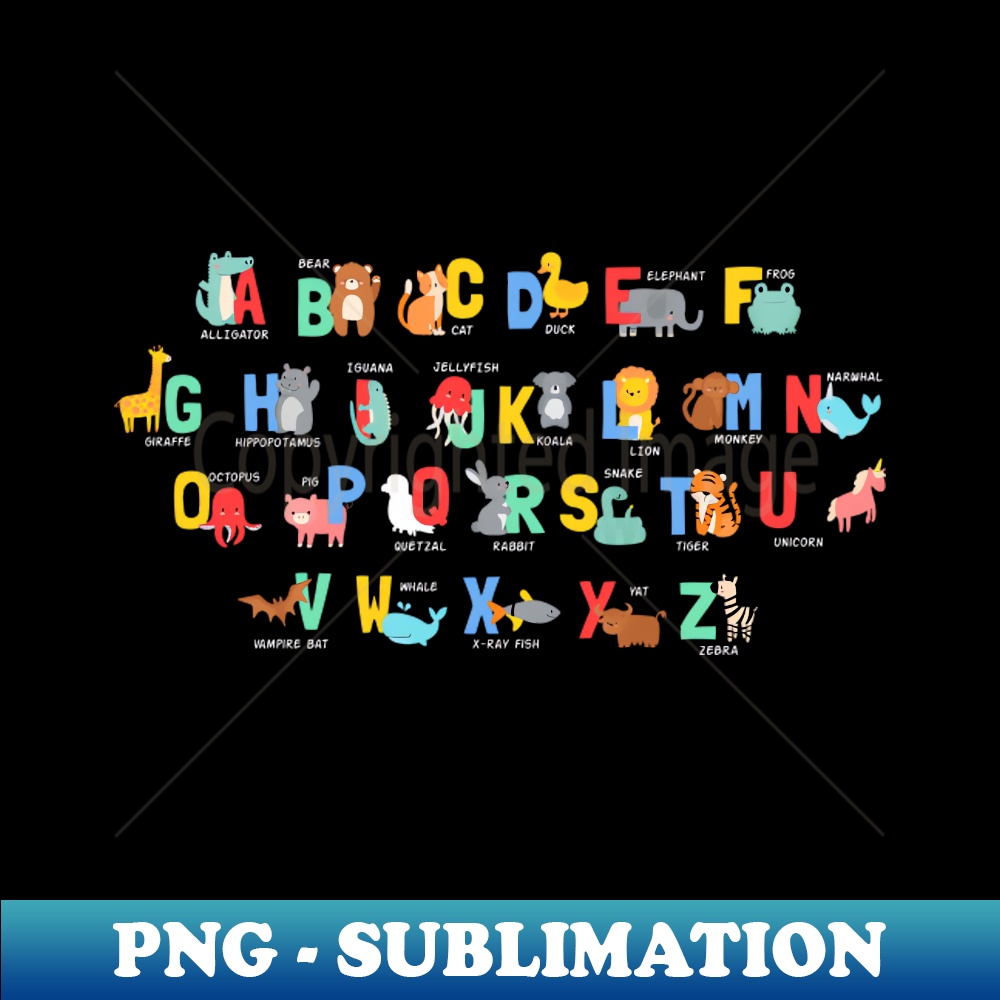 Learn abc letters with animal - High-Resolution PNG Sublimat | Inspire ...