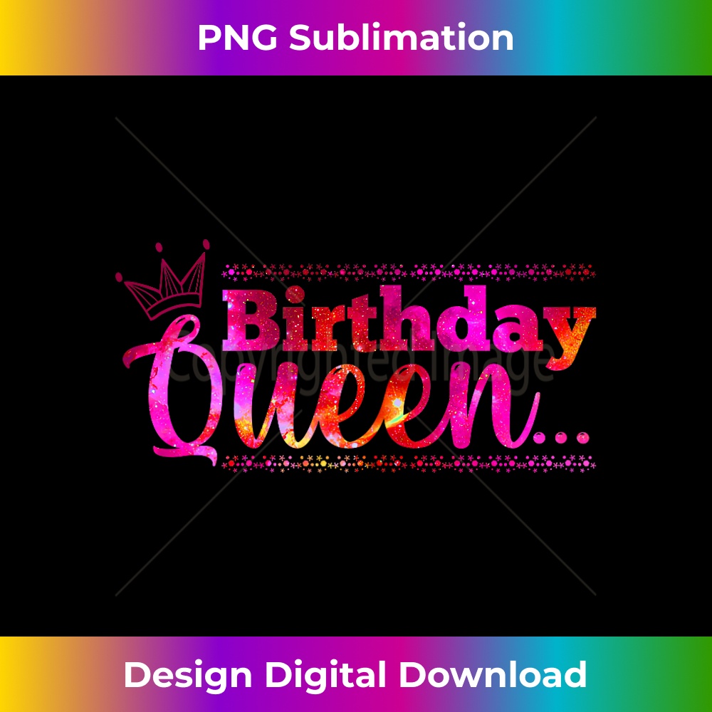 Birthday Queen - Edgy Sublimation Digital File - Striking & | Inspire ...