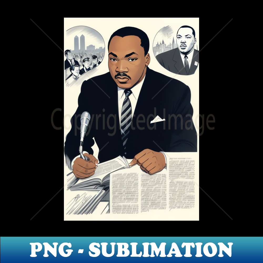 MLK JR 8 - Digital Sublimation Download File - Stunning Subl | Inspire ...