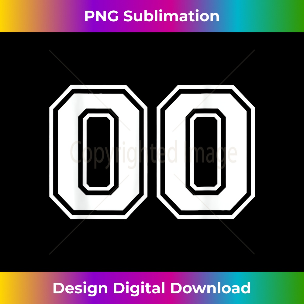 Number 00 Double Zero - Urban Sublimation PNG Design - Acces - Inspire ...