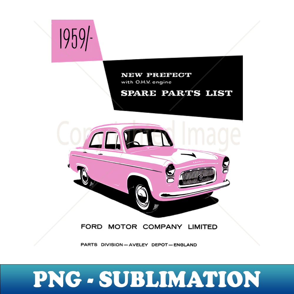 FORD PREFECT - PARTS LIST - book cover - Stylish Sublimation | Inspire ...