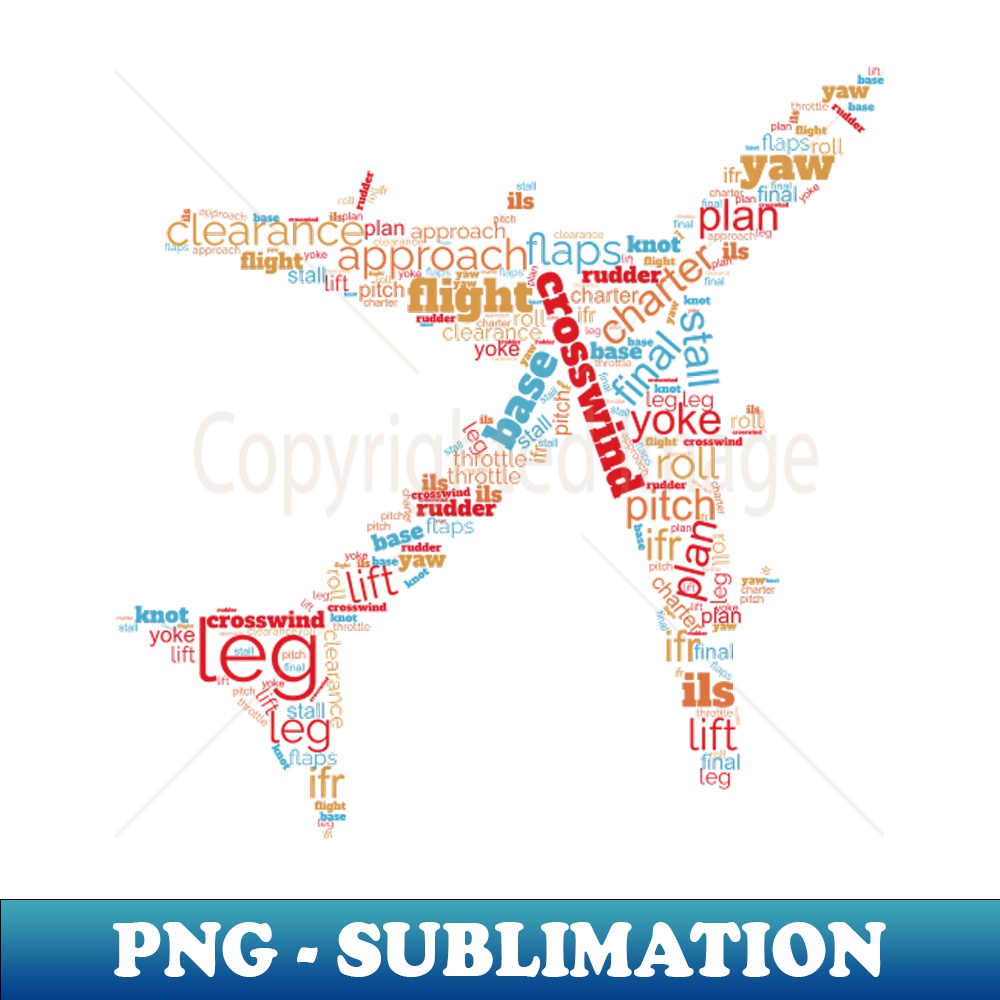 A jet airplane word cloud for the airline pilot aviation 747 | Inspire Uplift