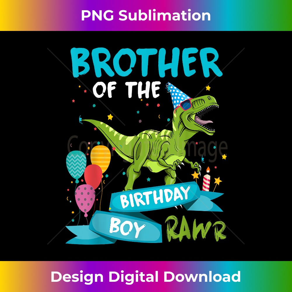 Brother of the Birthday Boy T-Rex Dinosaur Birthday Matching | Inspire Uplift