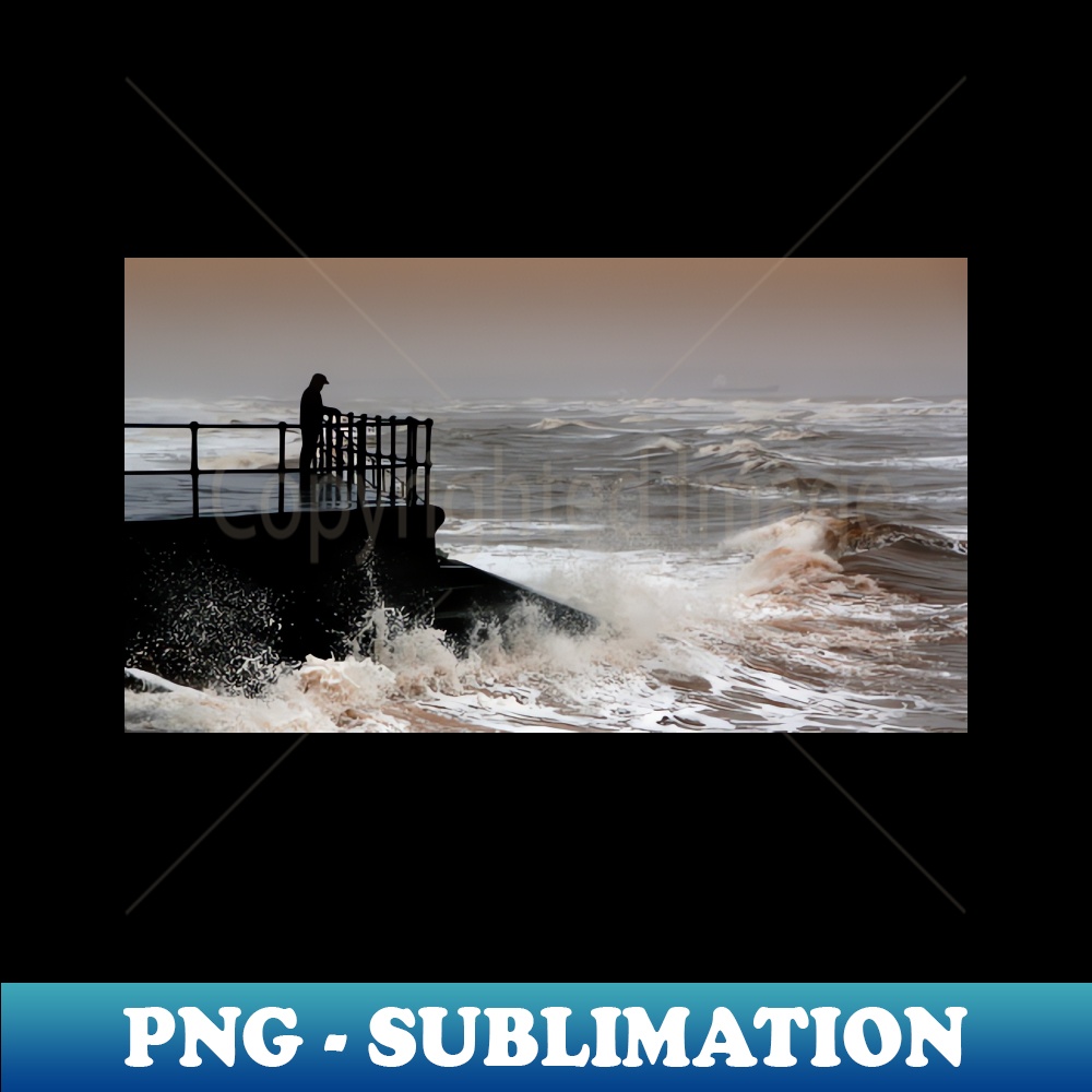The Old Man and the Raging Sea - PNG Transparent Digital Dow - Inspire ...