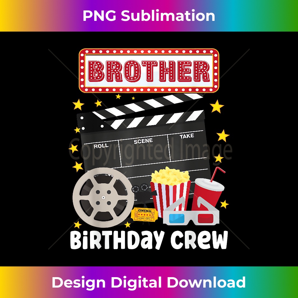 Brother Birthday Crew Movie Night Theme Matching Party - Vib | Inspire ...