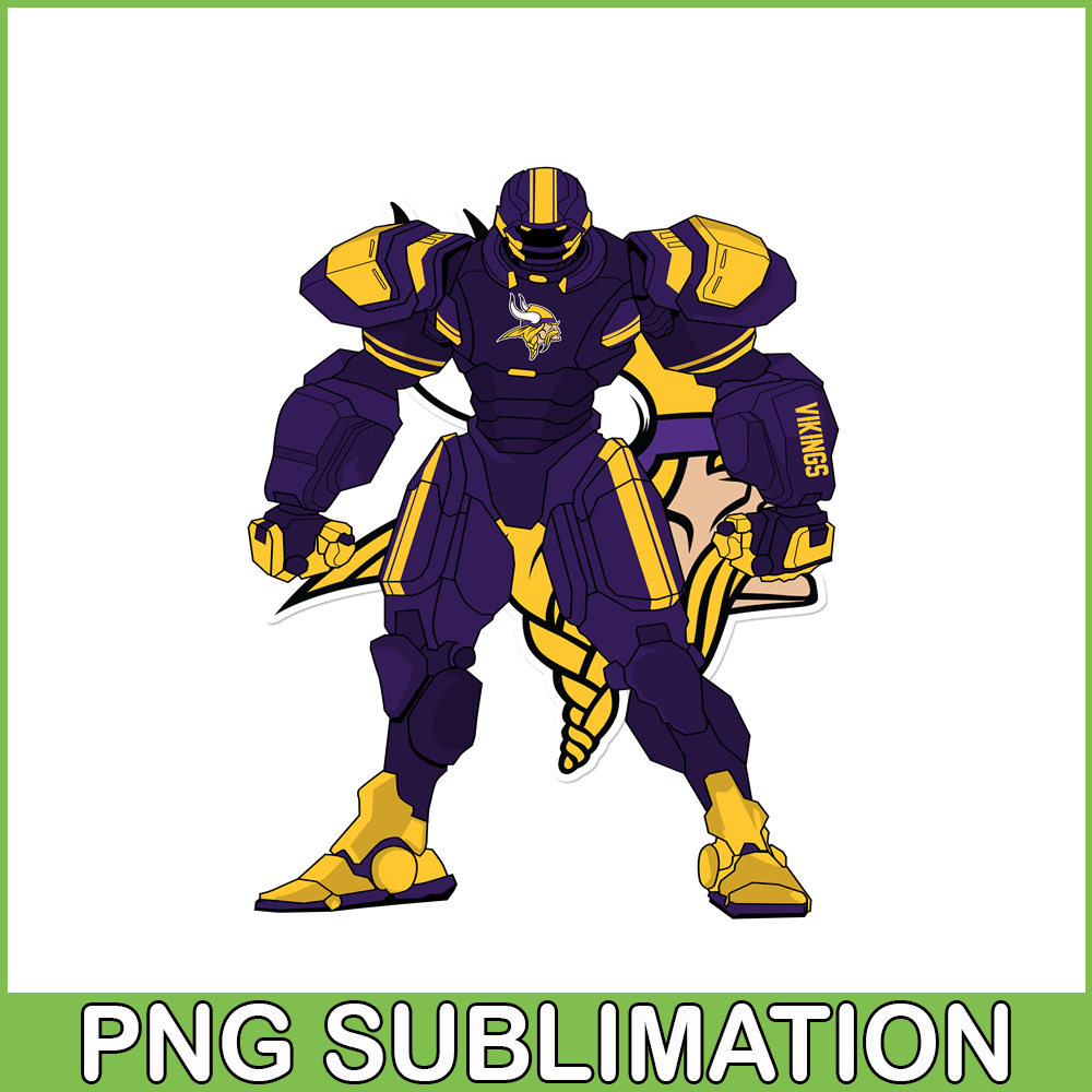 Robot Vikings PNG, Football Team PNG, Robot NFL PNG - Inspire Uplift