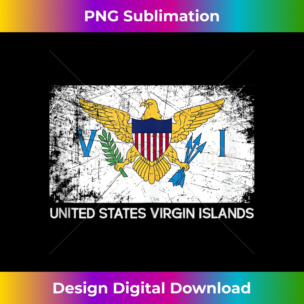 USVI Flag Design Vintage Made In U.S. Virgin Islands Gift T | Inspire ...