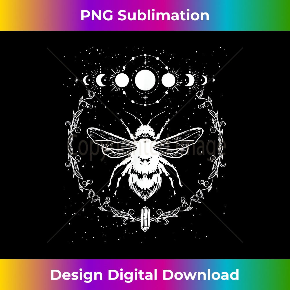 Bee Moon Phases, Crystals Gothic Punk Style Honey Original - | Inspire ...