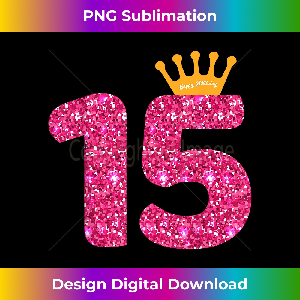 Happy Birthday , Girls 15th Party 15 Years Old Bday - Chic S | Inspire ...