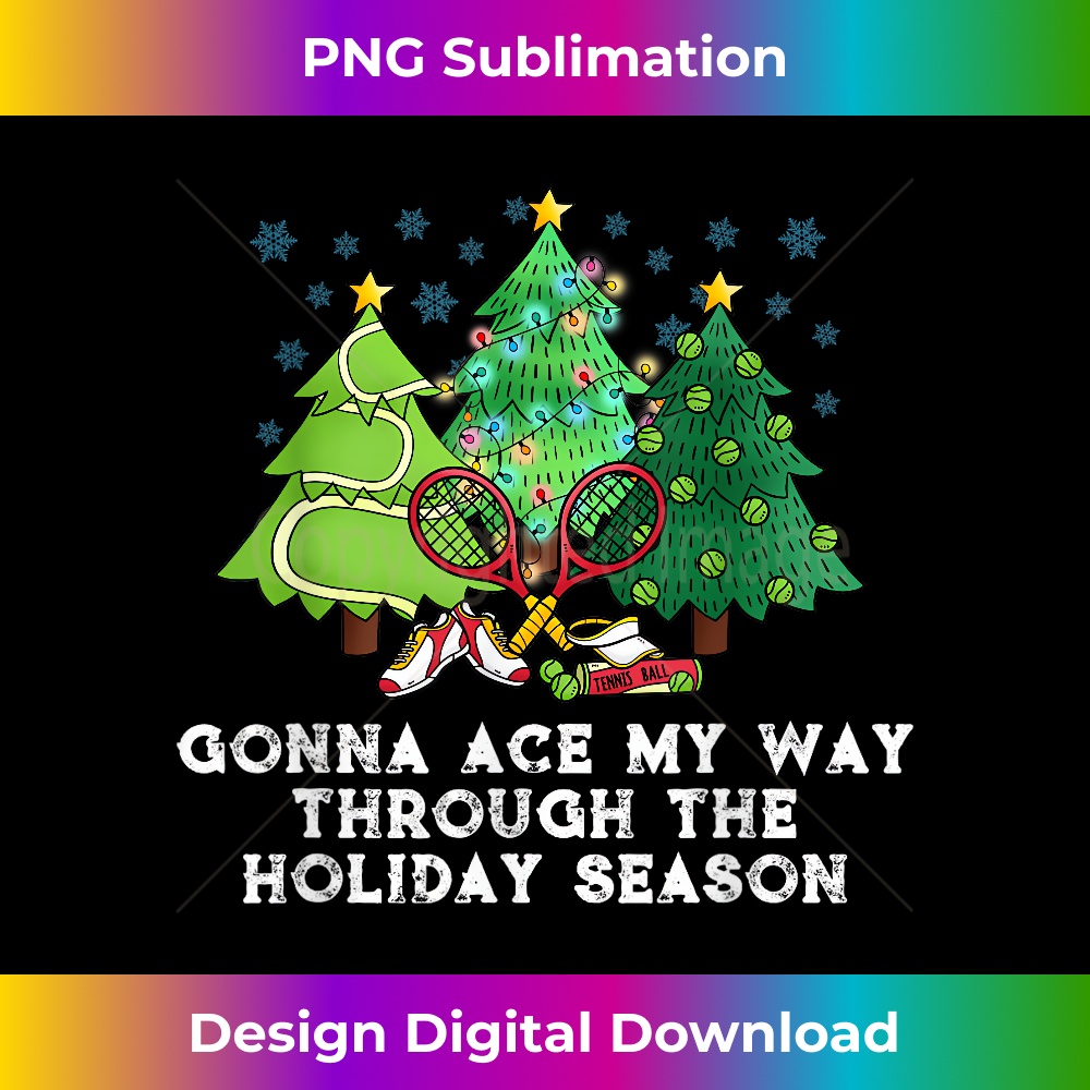 Tennis Racket Christmas Trees Xmas Sports - Bespoke Sublimat | Inspire ...