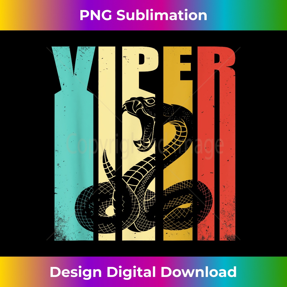 Vintage Viper Snake - Contemporary PNG Sublimation Design - | Inspire ...