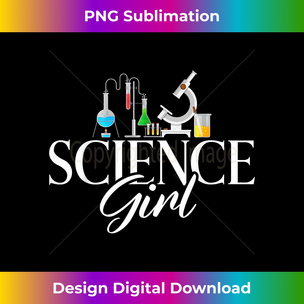Science Girl Scientist Girl - Chic Sublimation Digital Downl | Inspire ...