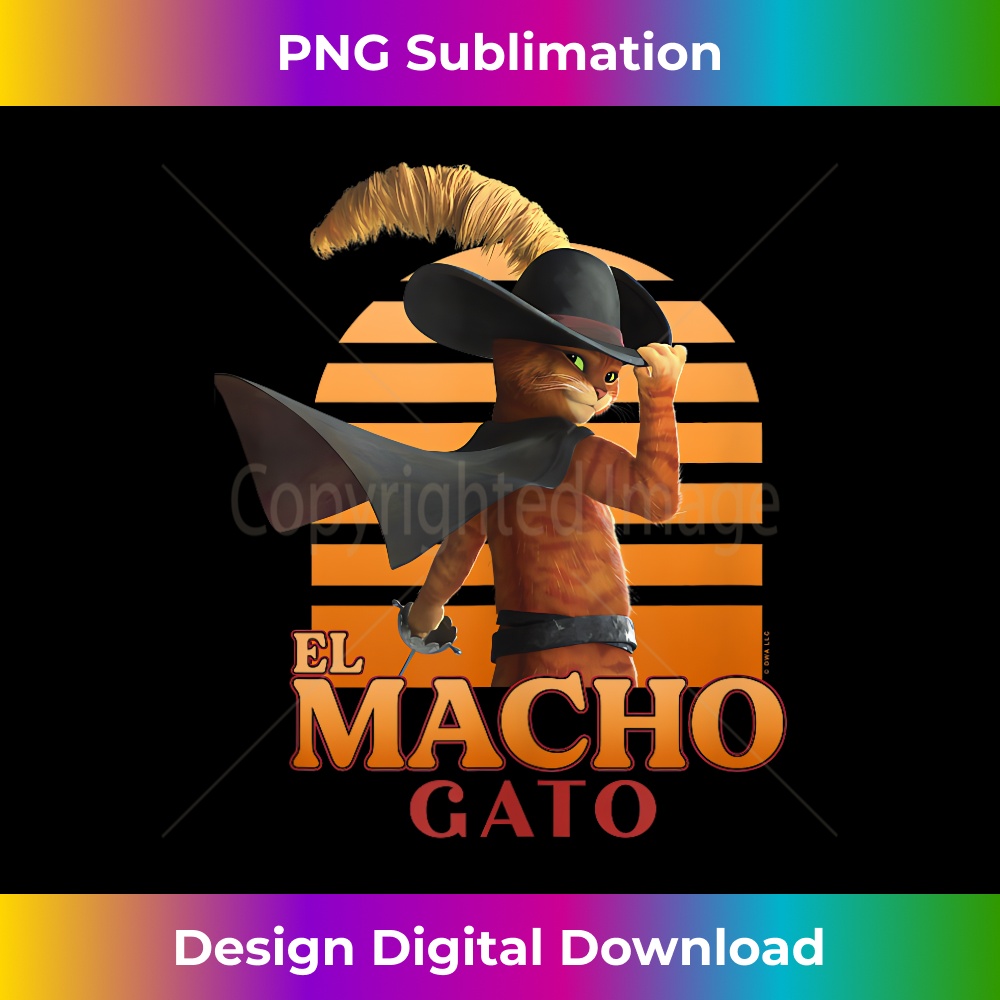 DreamWorks Puss In Boots The Last Wish El Macho Gato Logo Ta | Inspire ...