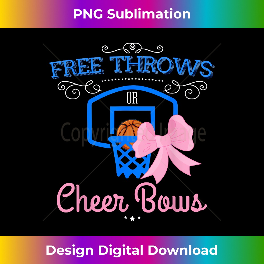 Free Throws or Cheer Bows Gender Reveal Party Supplies - Sop | Inspire ...