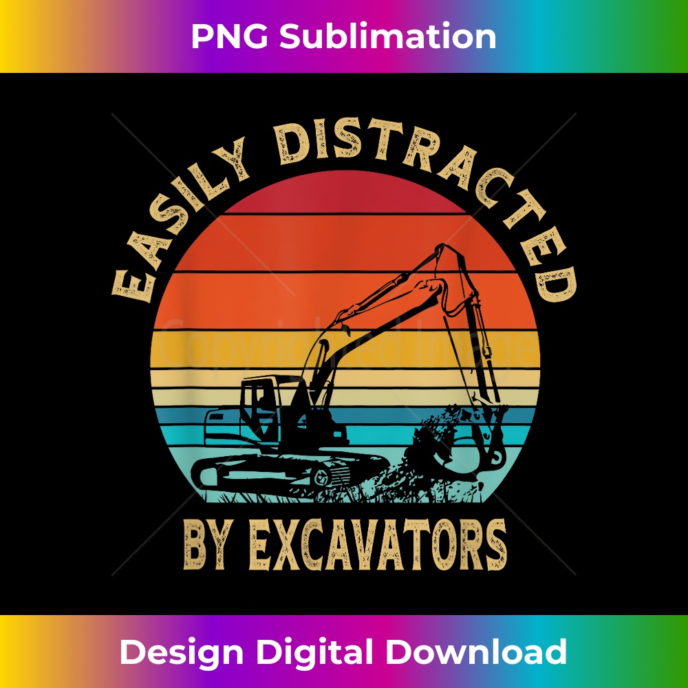 Easily Distracted by Excavators Funny Construction Excavator | Inspire ...