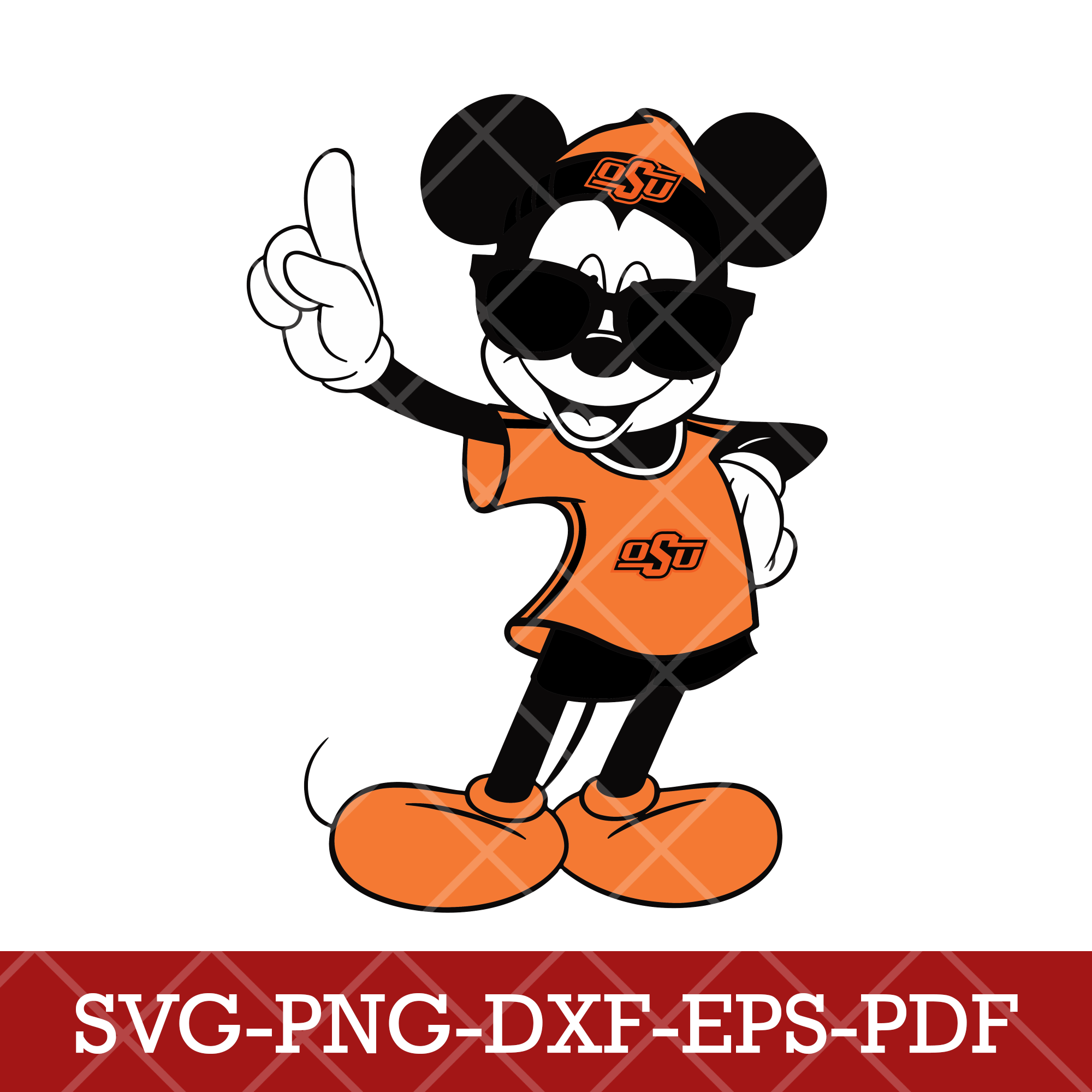 Oklahoma State Cowboys_mickey NCAA 2,SVG,DXF,EPS,PNG,digital - Inspire ...