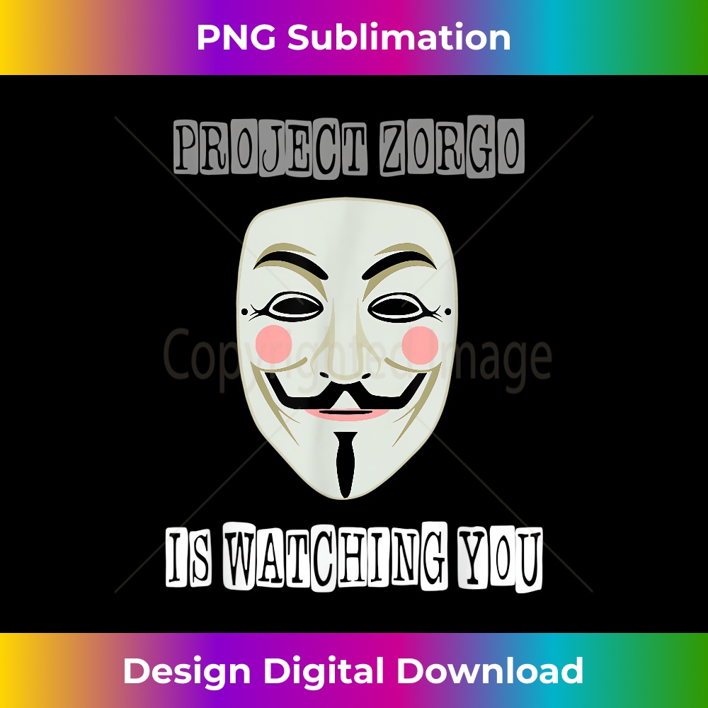 Project Zorgo Anonymous Mask Hacker - Artisanal Sublimation | Inspire Uplift
