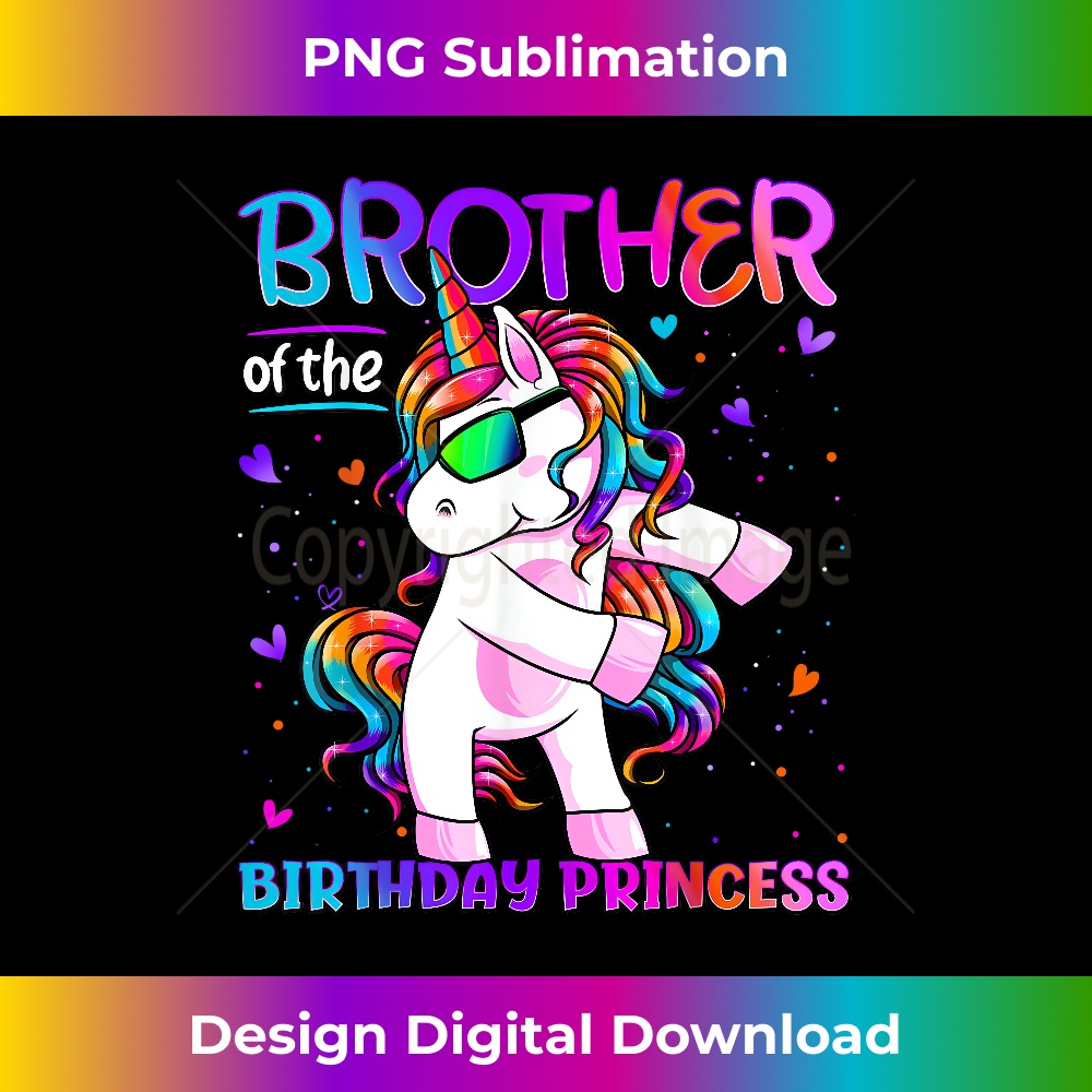 Brother of the Birthday Princess Flossing Unicorn Brother - | Inspire ...