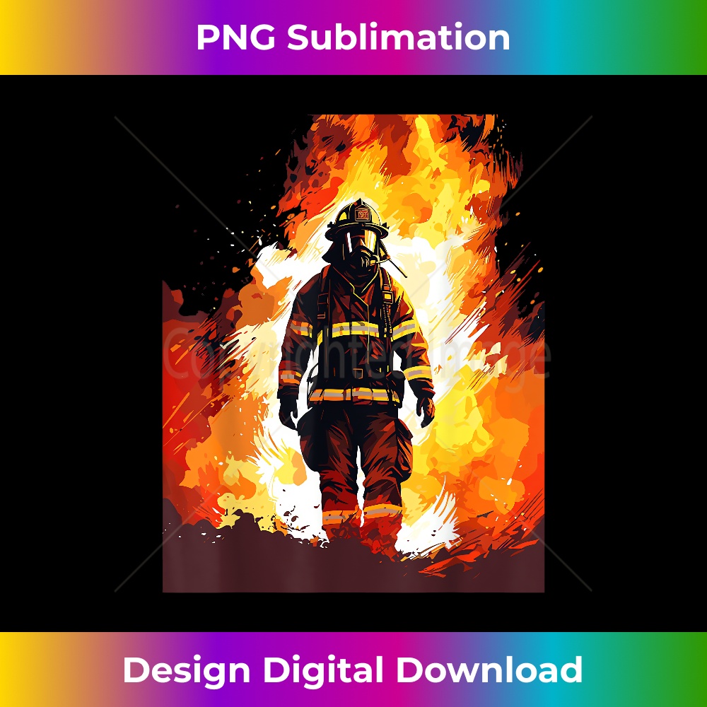 Firefighter Flames - Firefighter & Fireman - Innovative PNG - Inspire ...