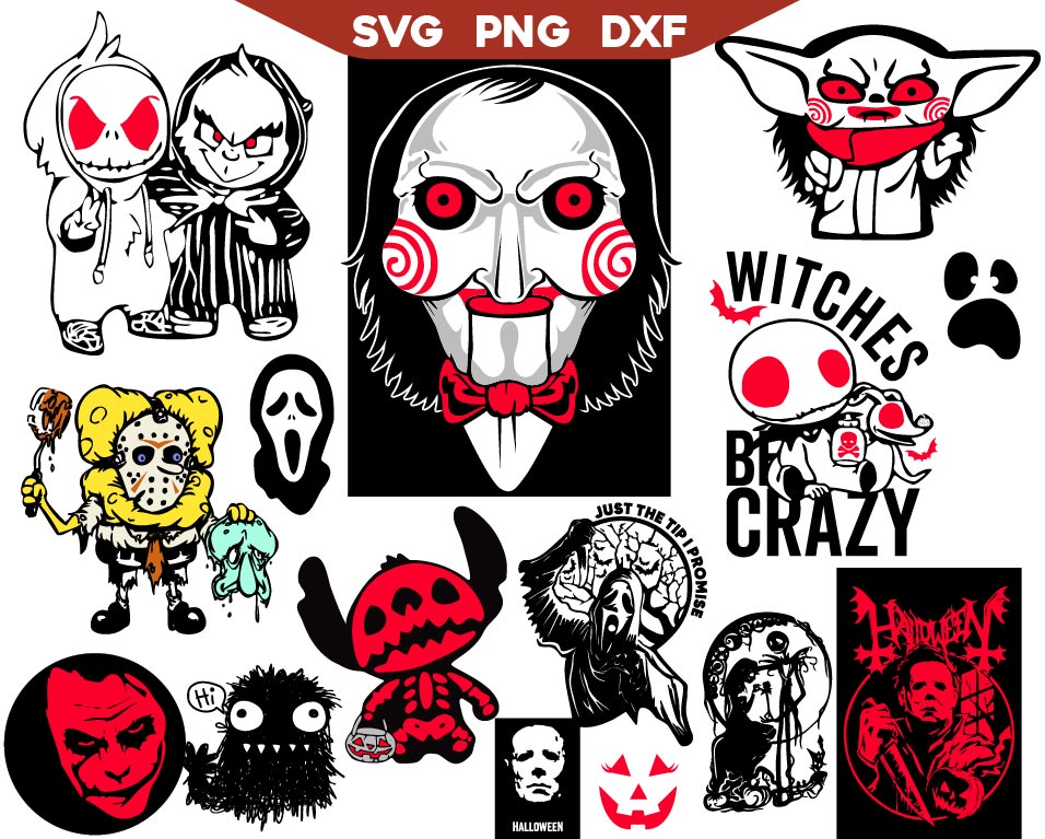 Horror Character SVG, Horror SVG, Chibi Horror Svg, Hallowee - Inspire ...