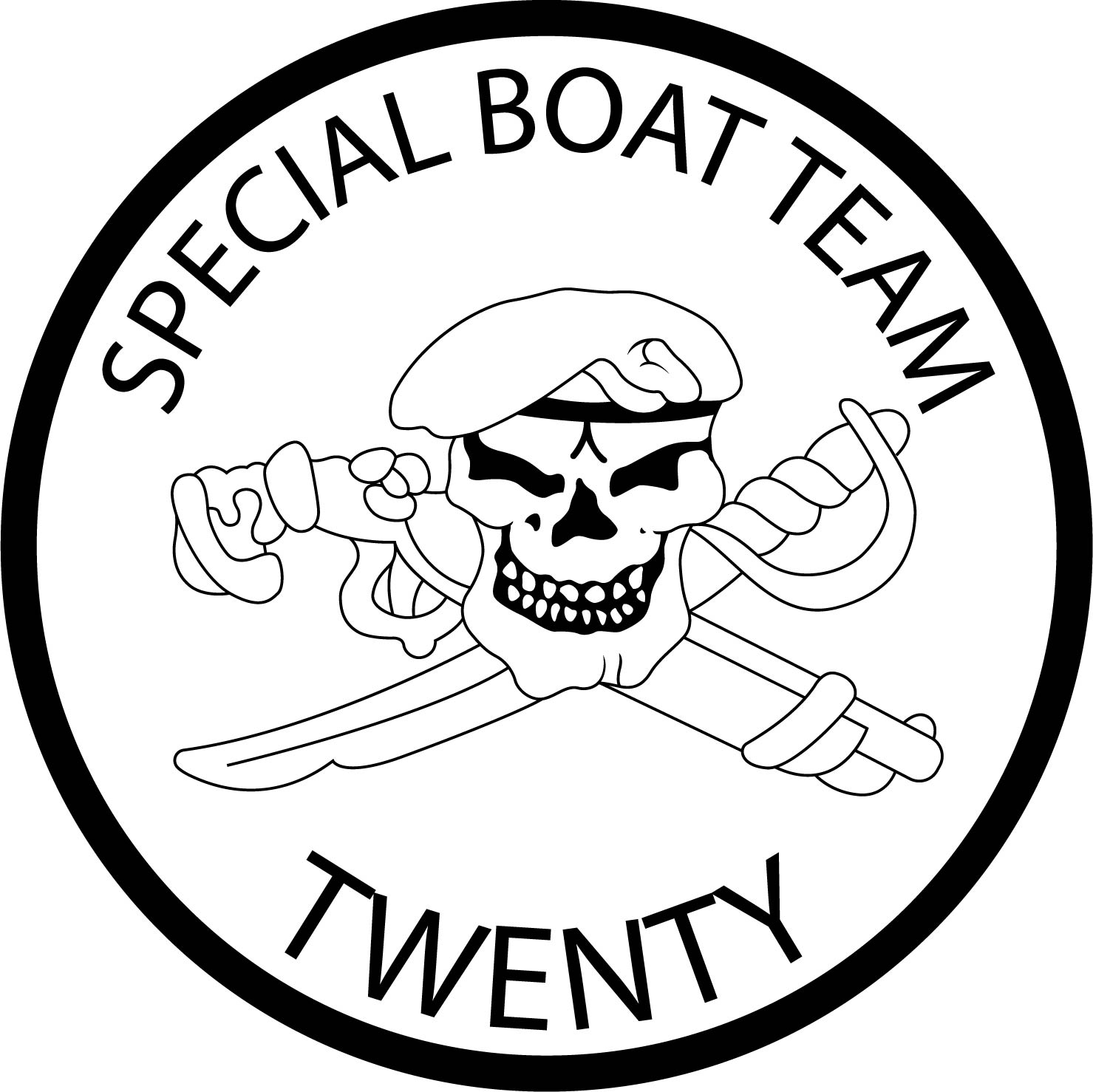 U.S. NAVY SPECIAL BOAT TEAM 20 SBT20 PATCH PIN VECTOR FILE S | Inspire ...