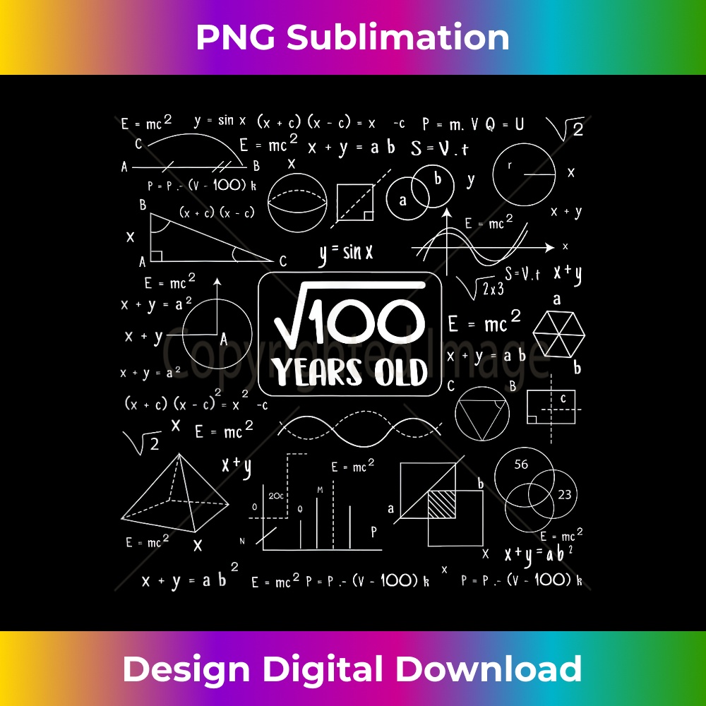 Square Root of 100 - 10 Year Old Math Lovers 10th Birthday - | Inspire ...