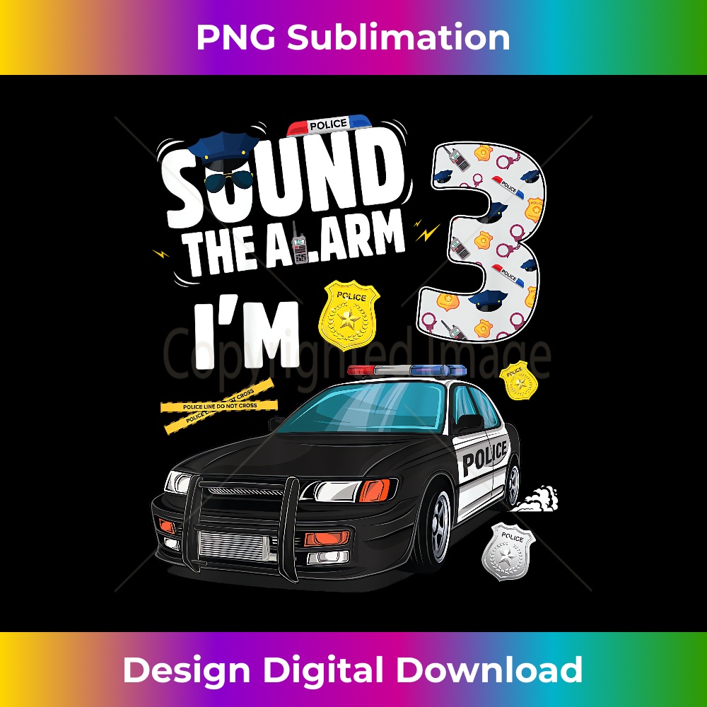 Kids Police Car 3rd Birthday Boy 3 year old Cop Policeman Of | Inspire ...